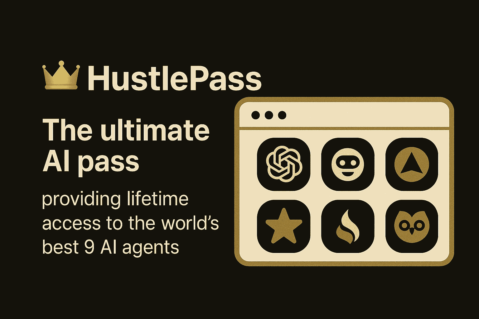 Hustle Pass - Access to $5K+ Worth of Cutting-Edge AI Tools